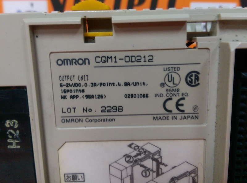 OMRON CQM1-OD212 Output Module - 裕益科技自動化設備可程式編碼器PLC分散式控制系統DCS
